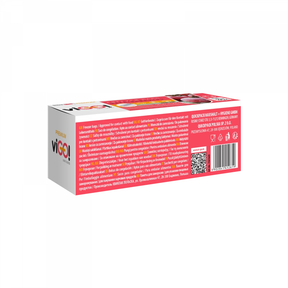 viGO! Premium Frozen Bags 1L 40pcs